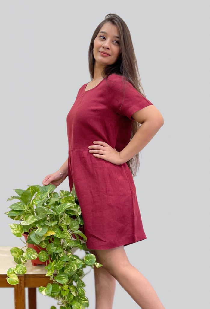 A-LINE LINEN FROCK – The Linen Way